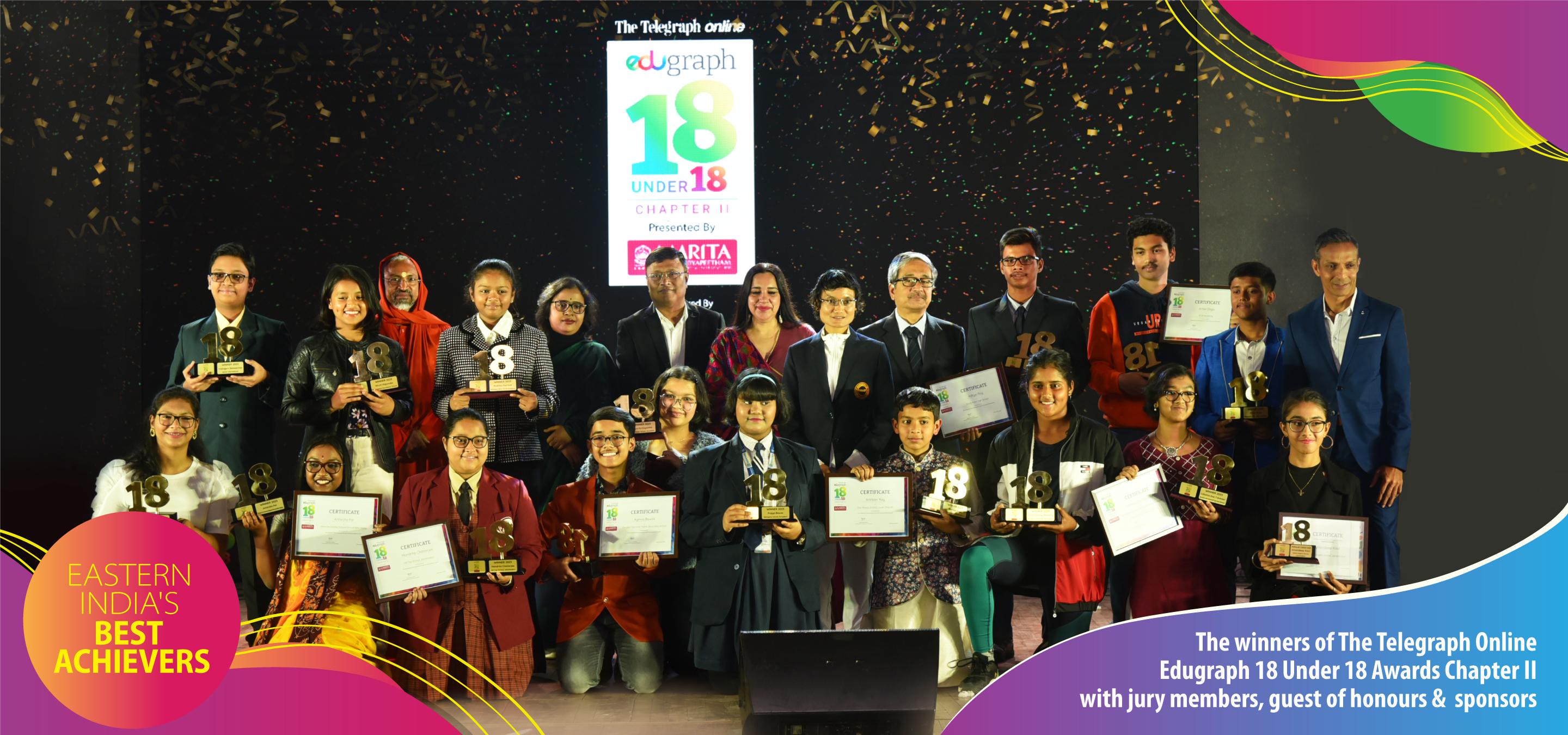 Telegraph Edugraph - 18 under 18 Chapter 2 - Awards for Eastern India's ...